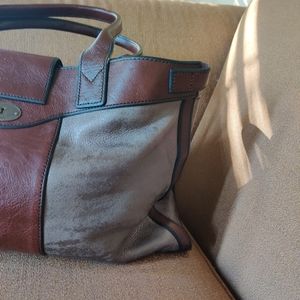 Fossil | Bags | Rare Fossil Vintage Reissue Weekender Leather Bag ...